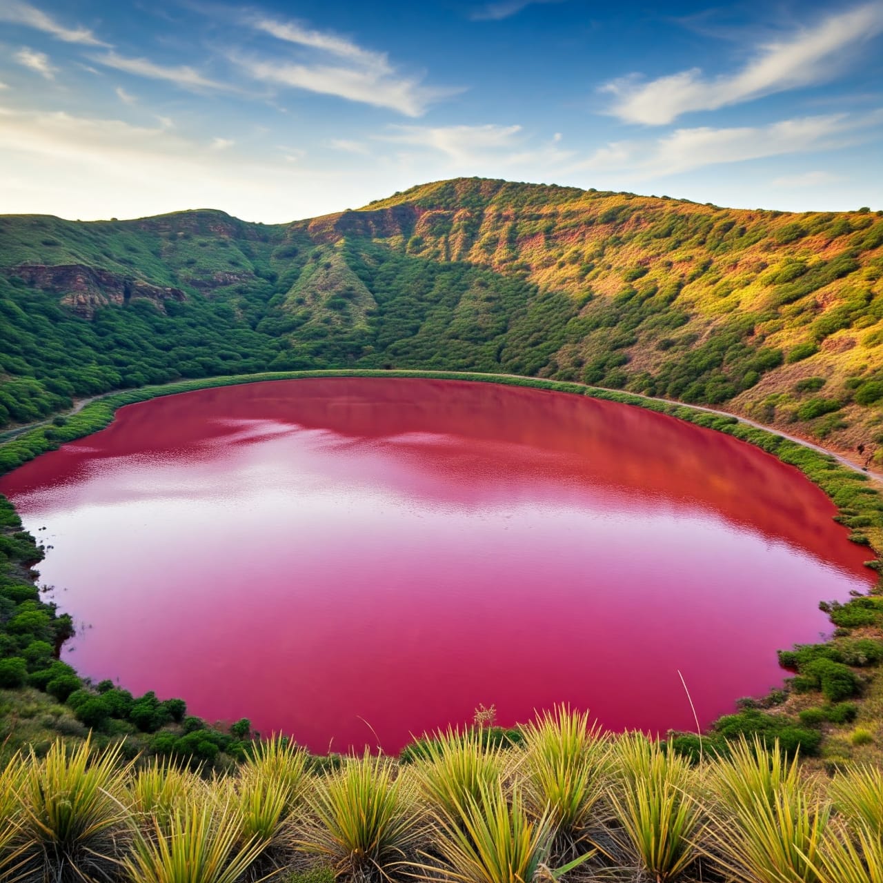 The Pink Transformation of India’s Meteorite Lake: Tracking Changes with Satellite Imagery ...